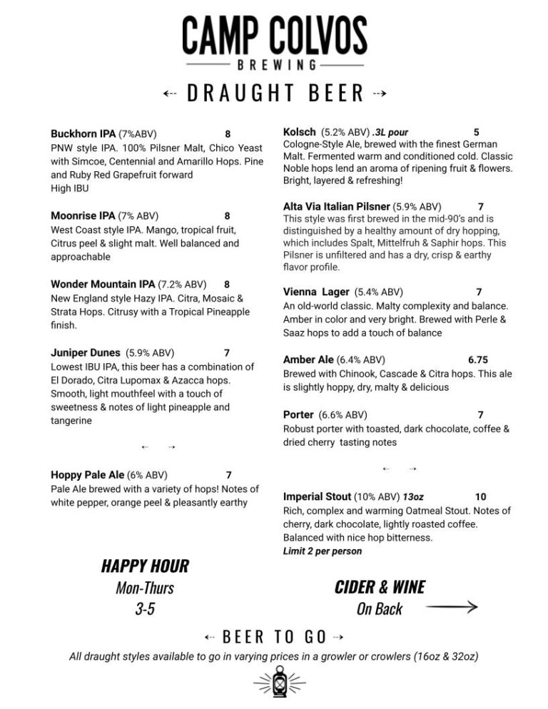 Vashon – Camp Colvos Brewing